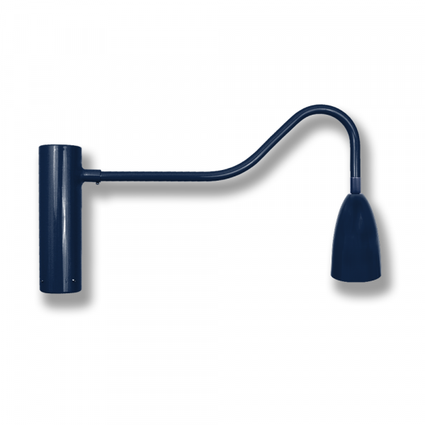 Bullet Shade Head on Standard Gooseneck Post Mount - EscaLights