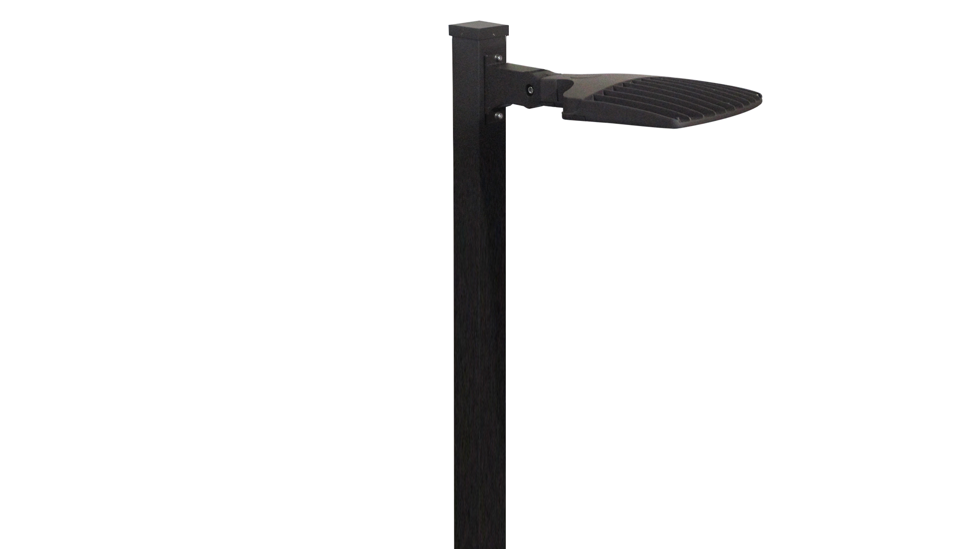 LED Shoebox Post Light on 4″ x 4″ Post - EscaLights